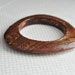 70s, 80s Gerda Lynggaard Teak Bangle, Bracelet. Rounded Triangular ...