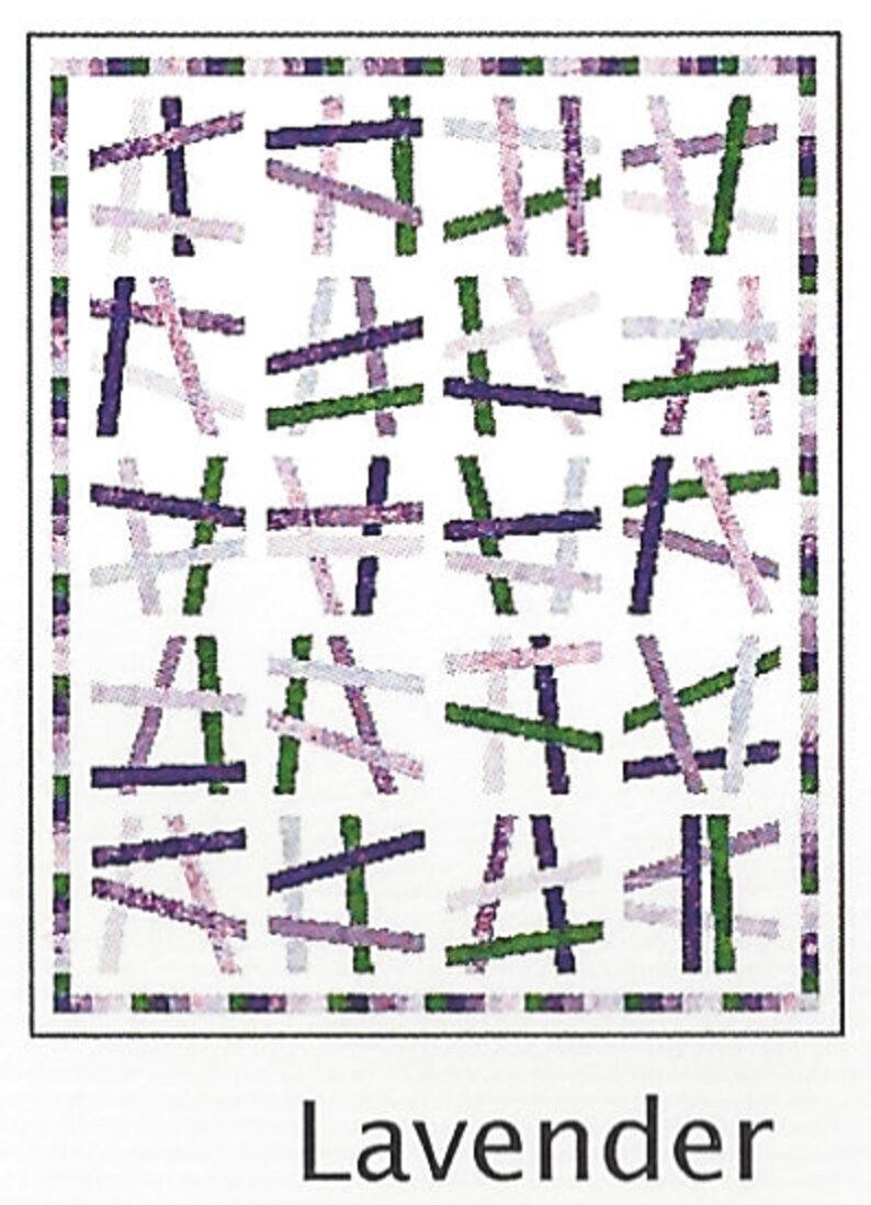 Brush Strokes Quilt Pattern by Ladeebug Designs 2300 - Etsy