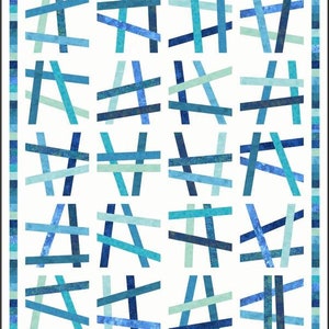 Brush Strokes Quilt Pattern by Ladeebug Designs #2300 - Etsy