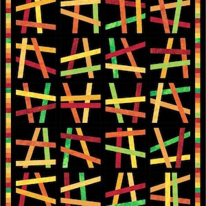 Brush Strokes Quilt Pattern by Ladeebug Designs #2300 - Etsy