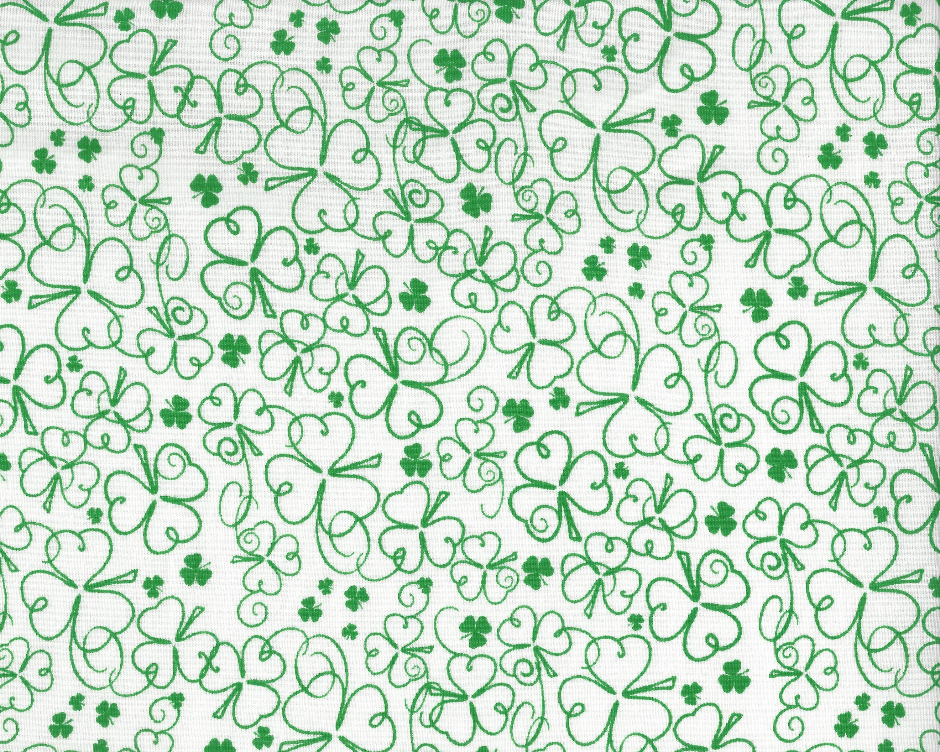 Remnant 18-inch Cotton Fabric Clover Scroll JOANN - Etsy