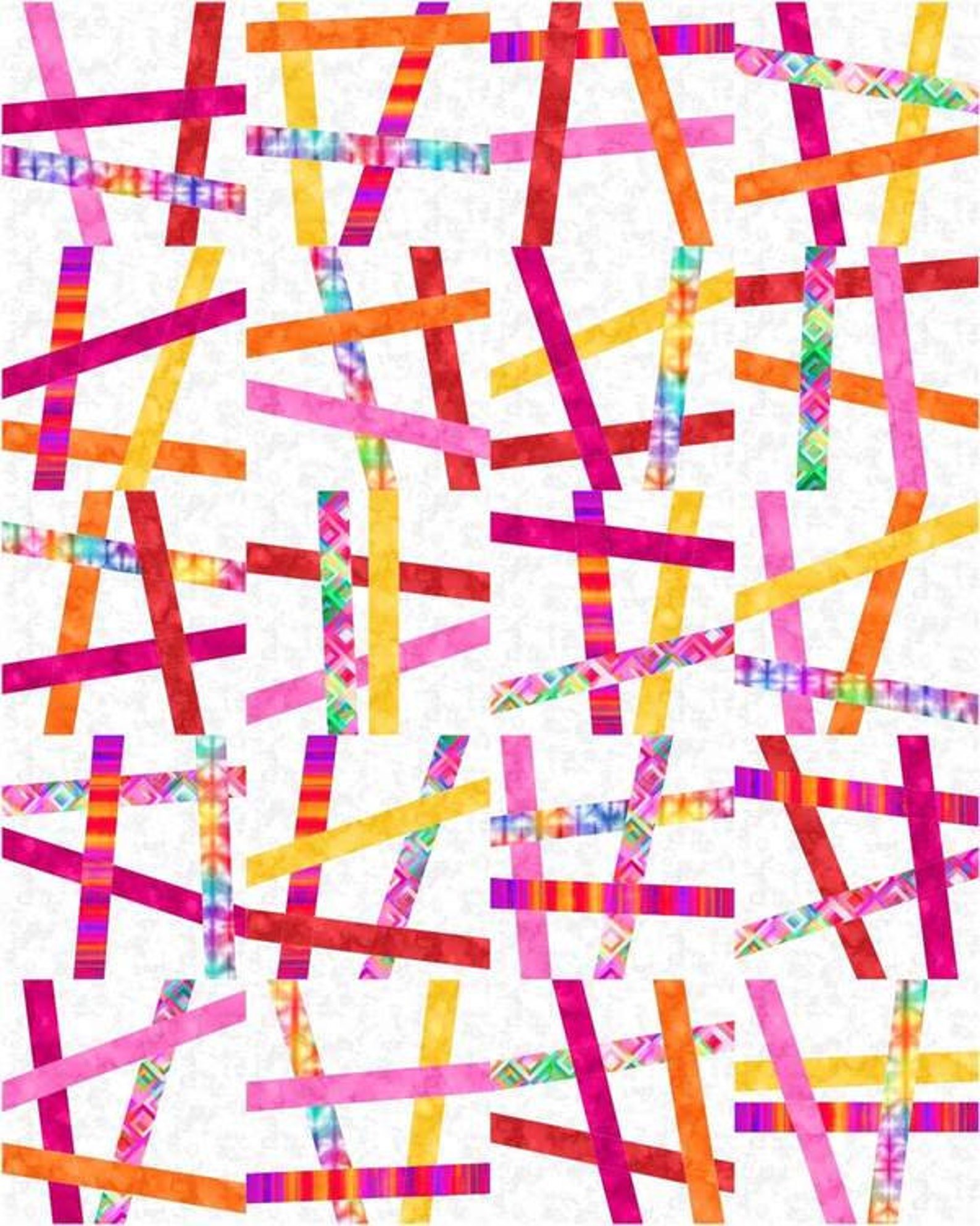 Brush Strokes Quilt Pattern by Ladeebug Designs 2300 - Etsy