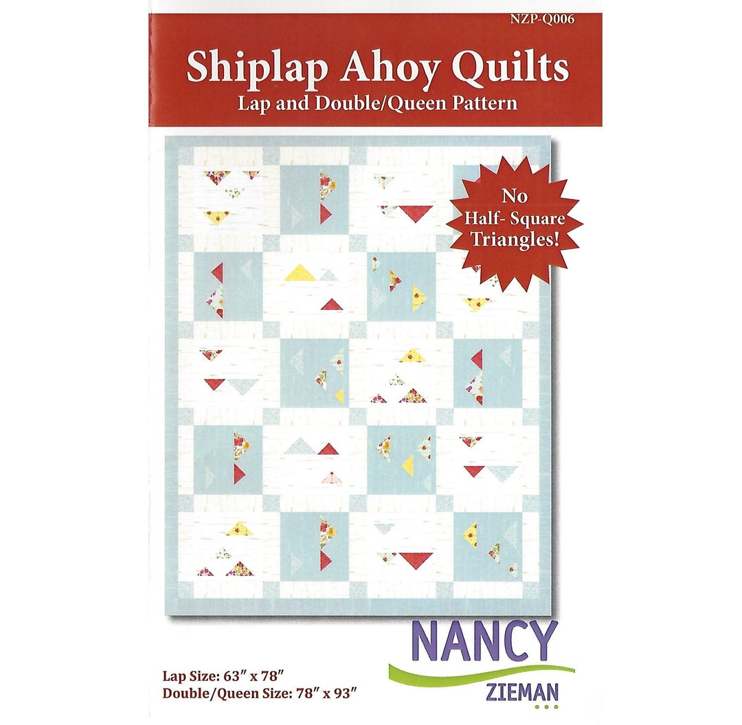 Shiplap Ahoy Lap/double/queen Quilt Pattern - Etsy