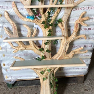 Wooden Tree Bookcase, Bookshelf Handmade Interior Furniture, Book ...