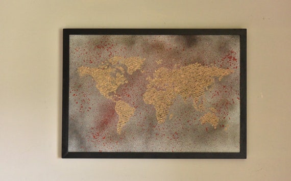 The World Famous World Map - Etsy