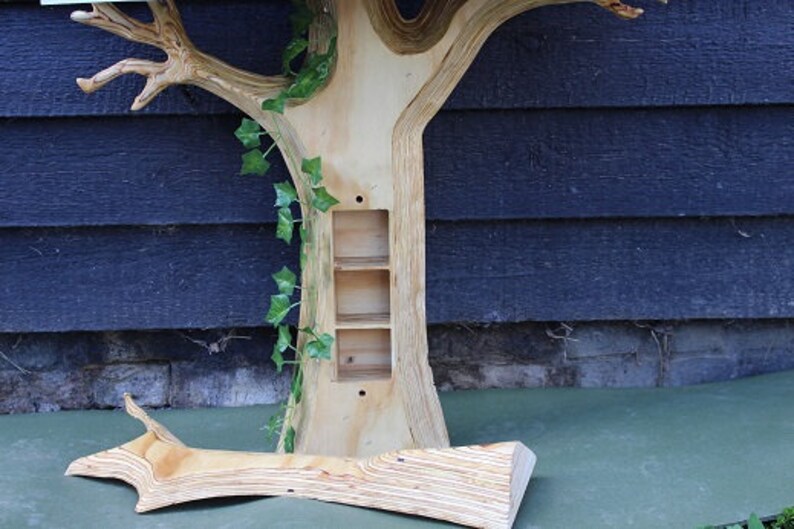 Wooden Tree Bookcase Bookshelf Handmade Interior Furniture - Etsy
