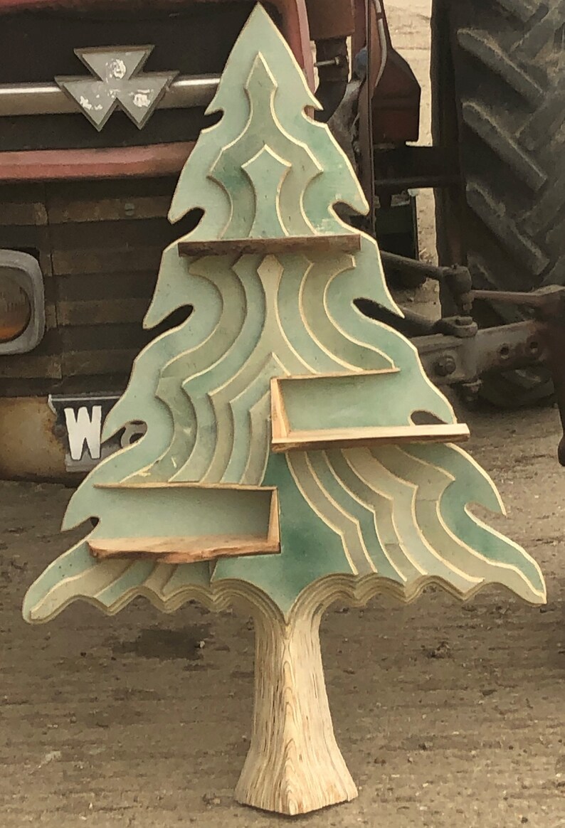 Decorative Bespoke Handmade Wooden Tree/bookshelf - Etsy