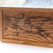 Engraved Oak World Map Picture - Etsy