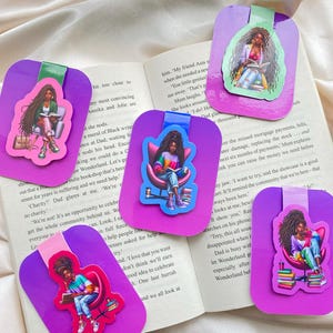 African American Black Women Magnetic Bookmarks| Celebrate Diversity ...