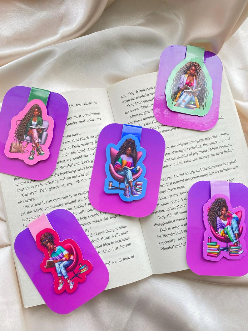 African American Black Women Magnetic Bookmarks| Celebrate Diversity ...