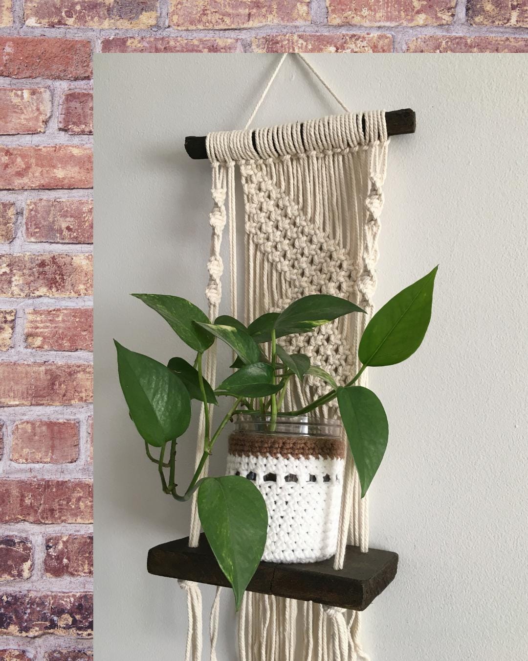 Macrame Wall Shelf Pattern / DIY Digital Tutorial Download / Tutorial ...