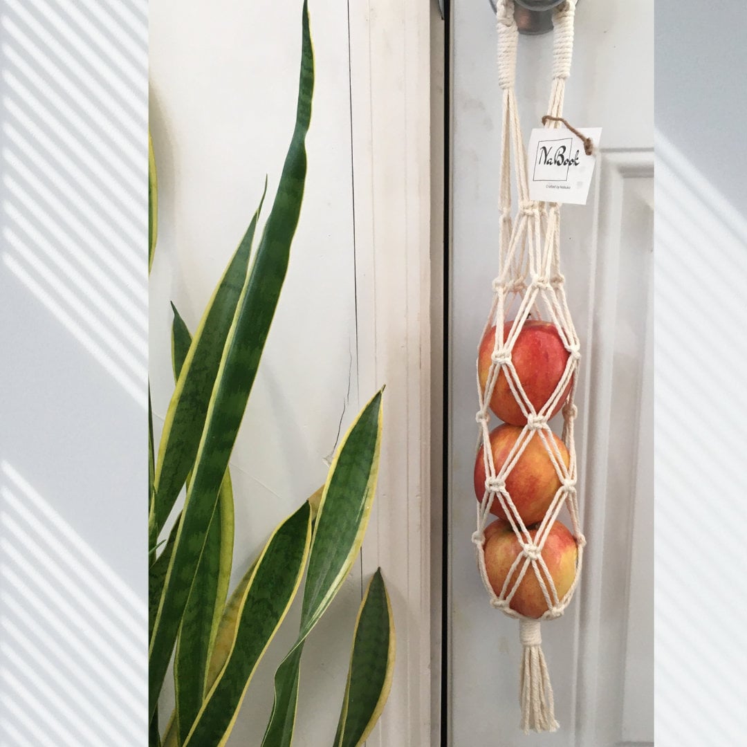 Macrame Produce Hanging Net Pattern / DIY Digital Download / Tutorial ...