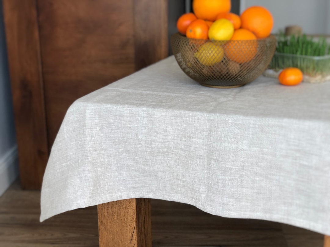 Linen Tablecloth Washed Linen Table Cloth Table Linens in - Etsy