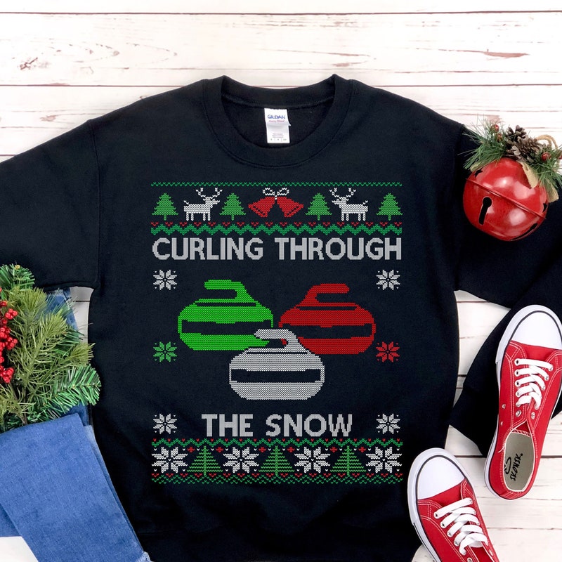 Curling Sweater - Etsy