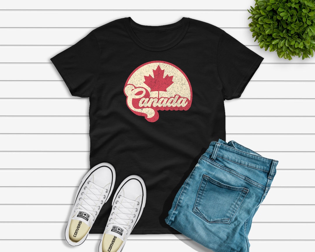 Vintage Canada Maple Leaf T-shirt, Canada Flag Shirt, Canada Day Gift ...