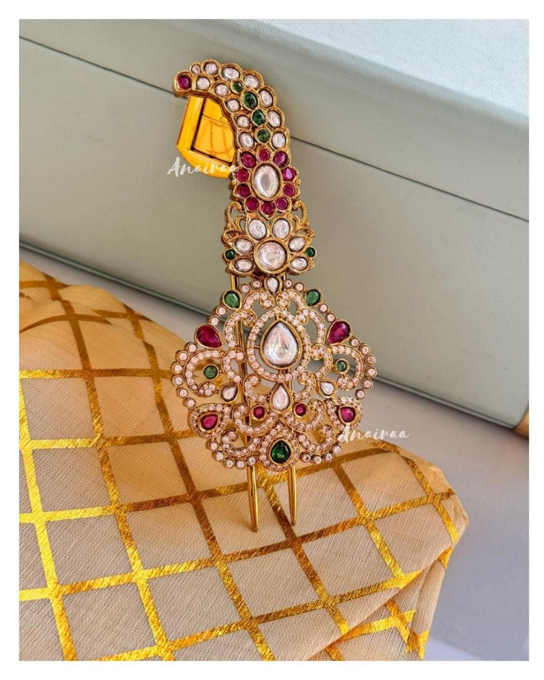 Polki Moissanite Kalangi|indian Groom Wedding Accessories- Polki ...