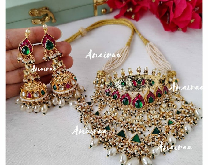 Anairaa Jewellery Indian kundan polki Jewelry by Anairaa on Etsy