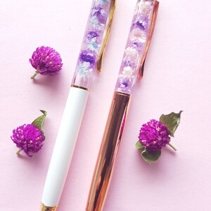 Personalized Flower Ballpoint Pen - Etsy Australia