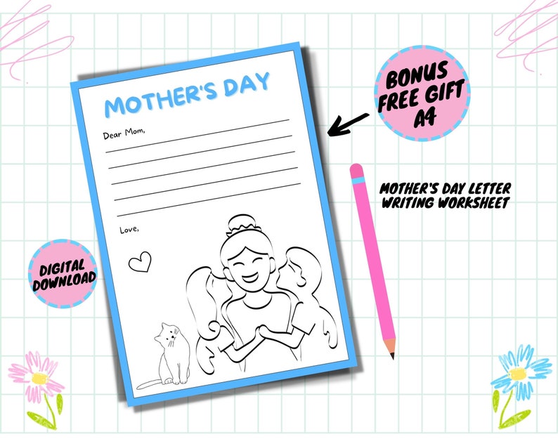 Mother's Day Gift Mother's Day Activity Printable for Kids Printable ...