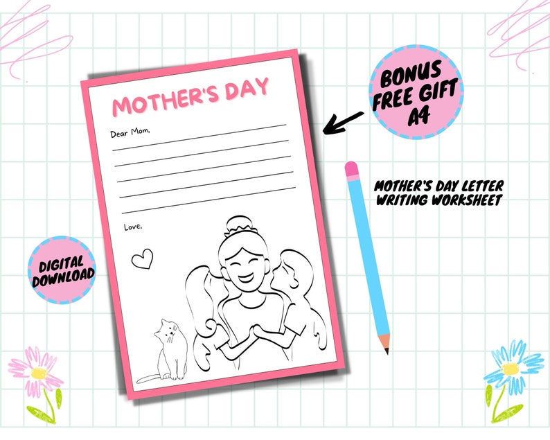 Mother's Day Gift Mother's Day Activity Printable for Kids Printable ...