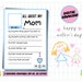 Mother's Day Gift Mother's Day Activity Printable for Kids Printable ...