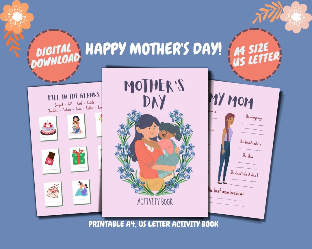 Mother's Day Gift | Mother's Day Activity Printable for Kids ...