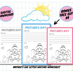 Mother's Day Gift | Mother's Day Activity Printable for Kids ...
