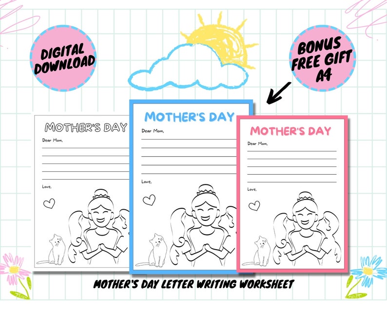 Mother's Day Gift Mother's Day Activity Printable for Kids Printable ...