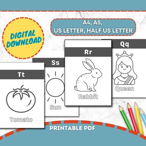 Alphabet Coloring Pages | ABC Coloring Sheets | Printable Coloring Book ...