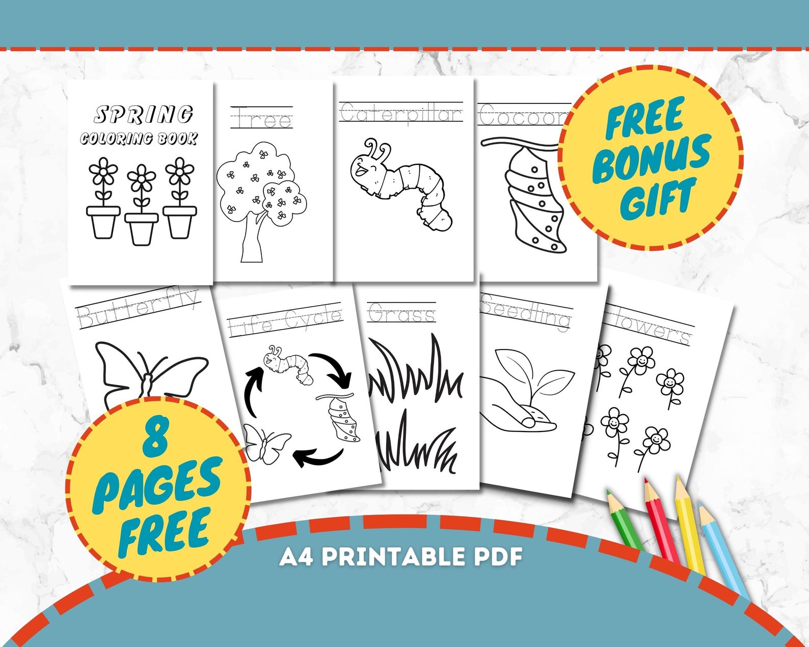 Alphabet Coloring Pages | ABC Coloring Sheets | Printable Coloring Book ...