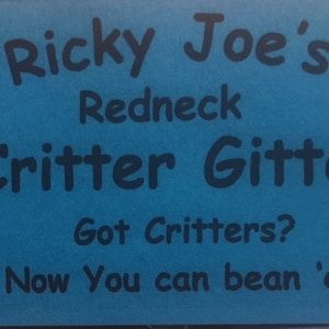 Redneck Critter Gitter - Etsy