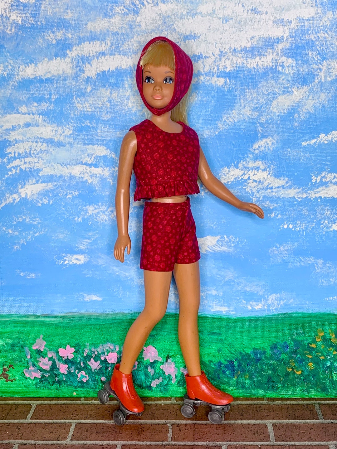 Vintage Skipper Doll Clothes HANDMADE Shorts Outfit and HONG KONG ...