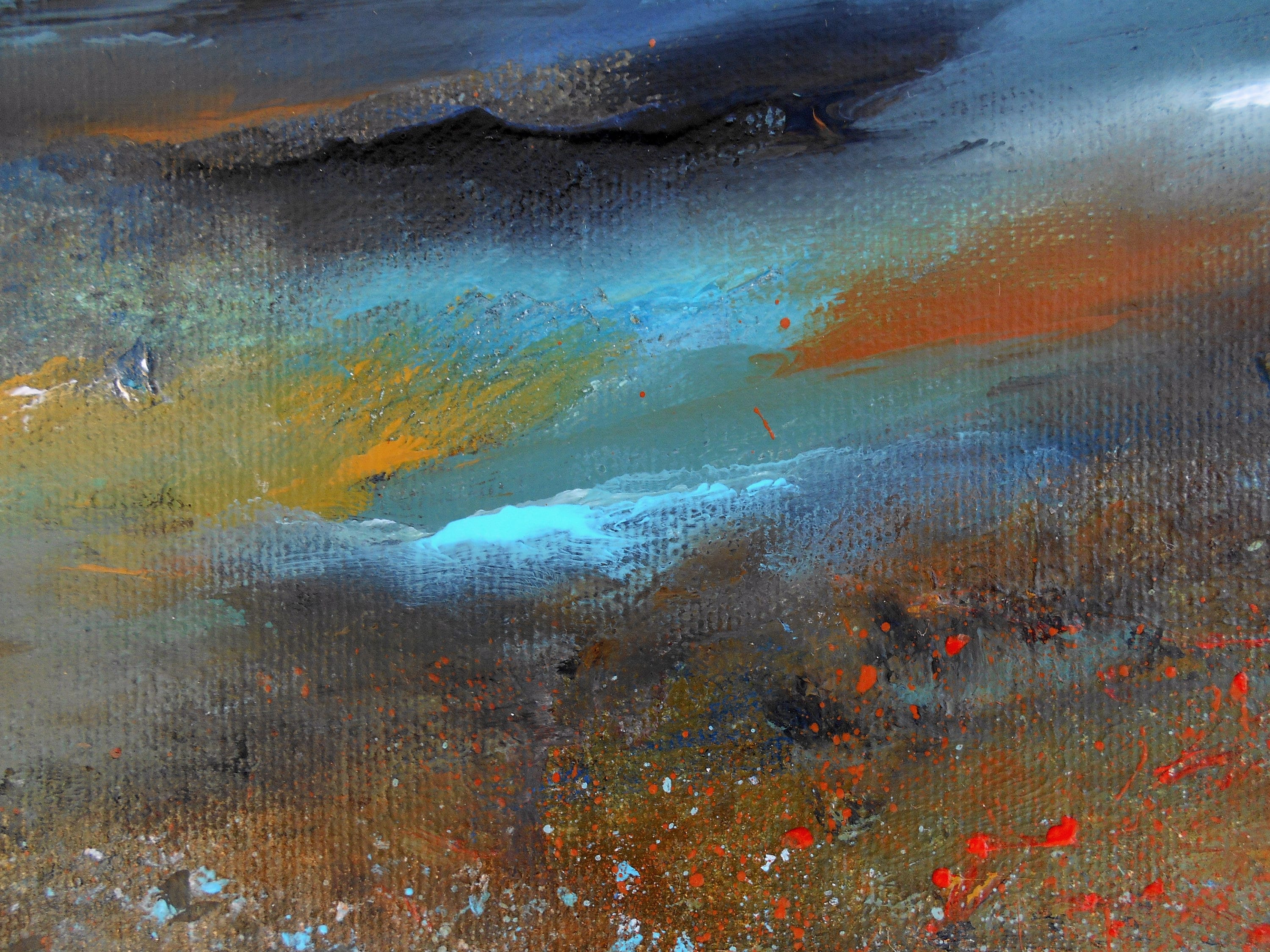 Abstract Landscape Original Art Painting Contemporary - Etsy UK