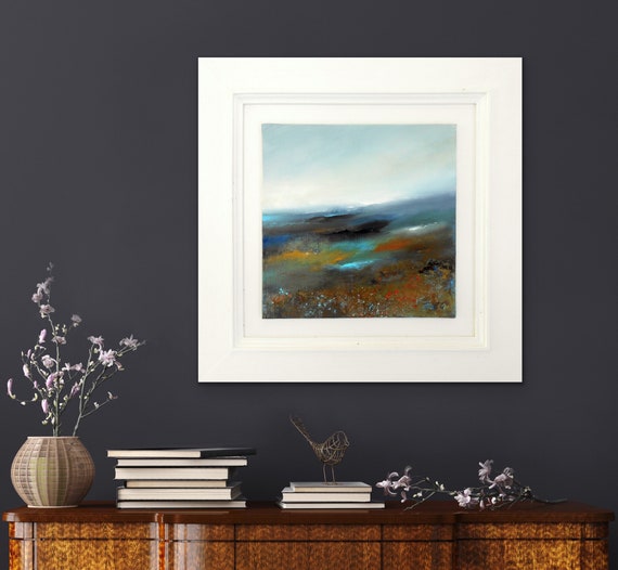 Abstract Landscape Original Art Painting Contemporary | Etsy UK