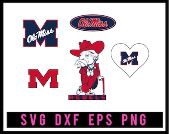 Ole miss rebel svg | Etsy