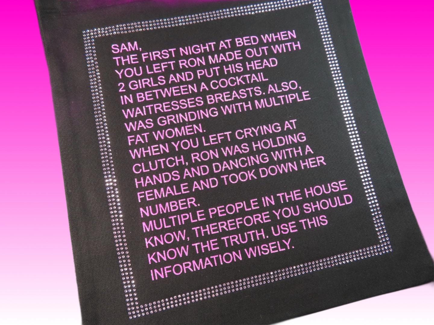 Y2K Jersey Shore the Note the Letter Snooki Jwoww Sammy Sparkly Letters ...