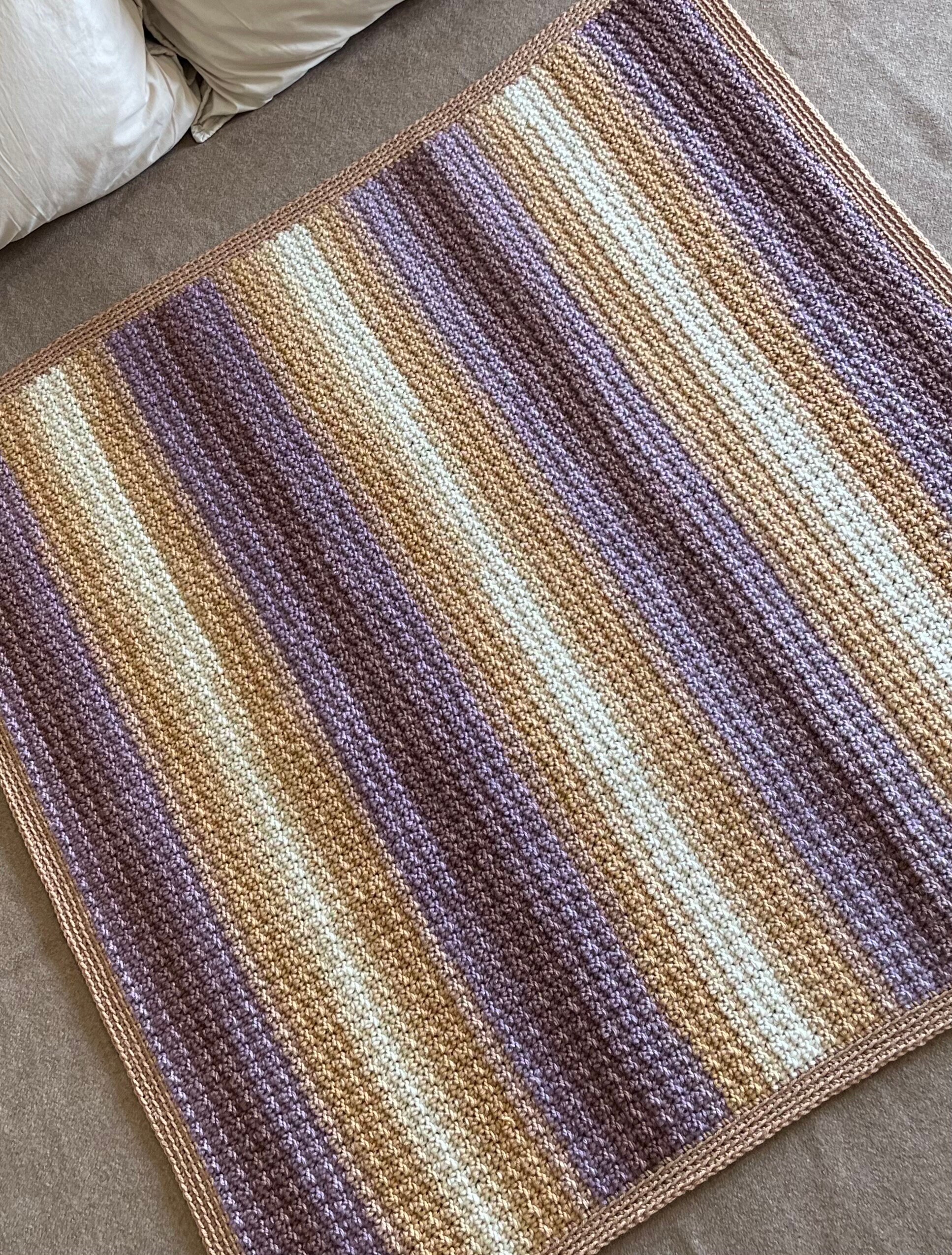 Handful of Violets Crochet Baby Blanket - Etsy