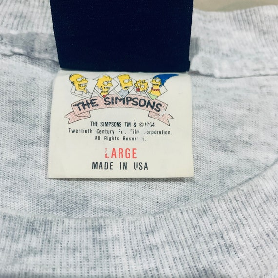 The Simpsons Vintage Peace Man , Bart Cartoon T-Shirt… - Gem