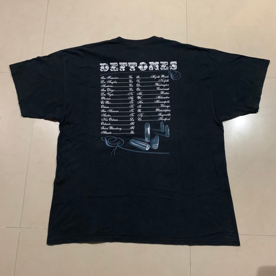 Deftones Vintage Concert Two Pistols Guns RARE Shirt … - Gem