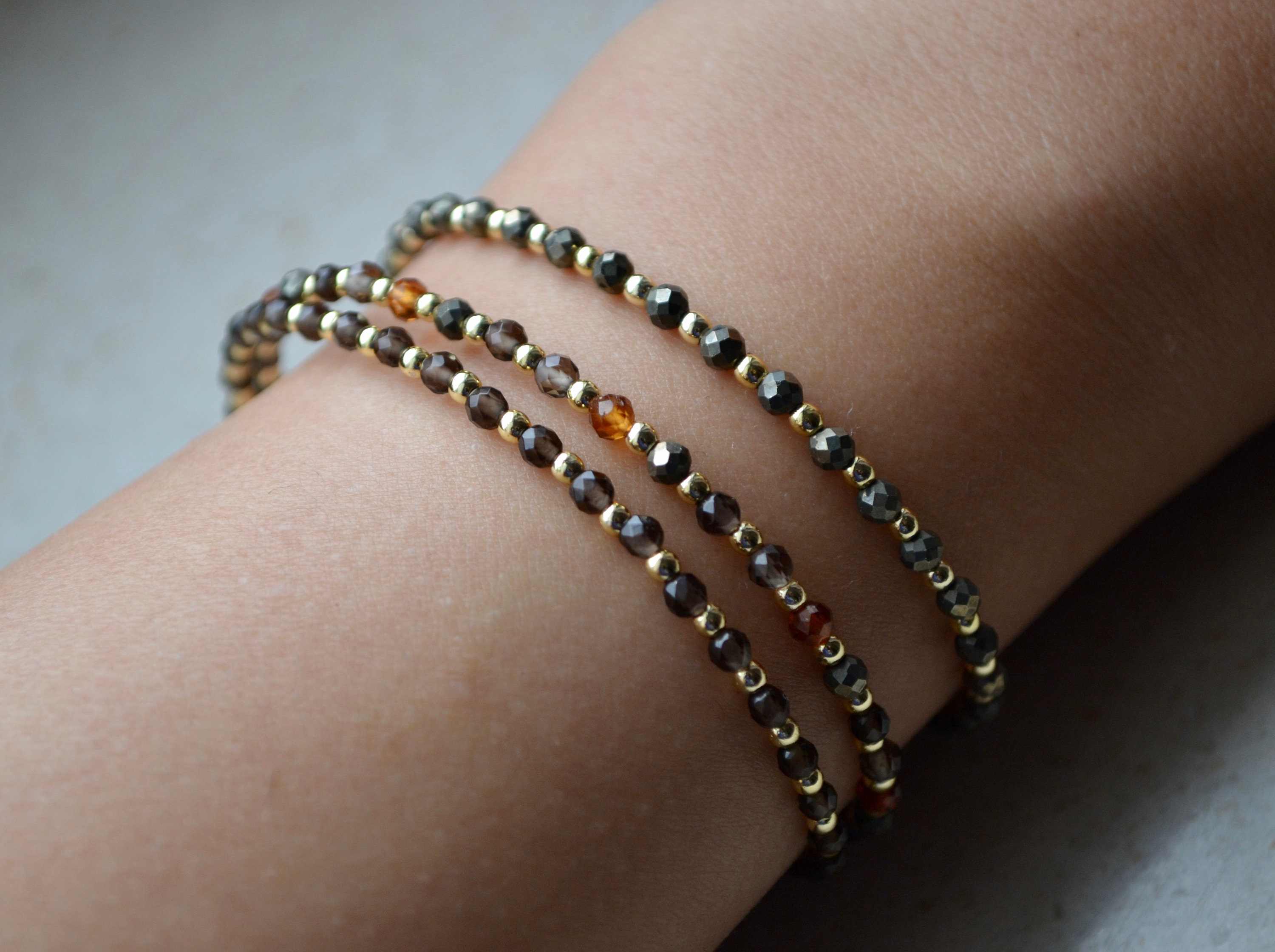 Pulsera de pirita de oro joyería de pirita cruda pulsera | Etsy
