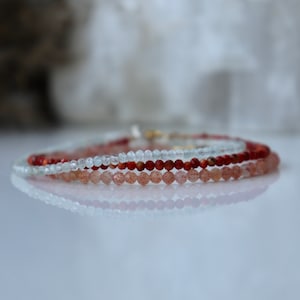 Light Green Beryl Bracelet, Genuine Beryl Jewelry, Bracelet Femme, Delicate 2mm Bead Bracelet ...