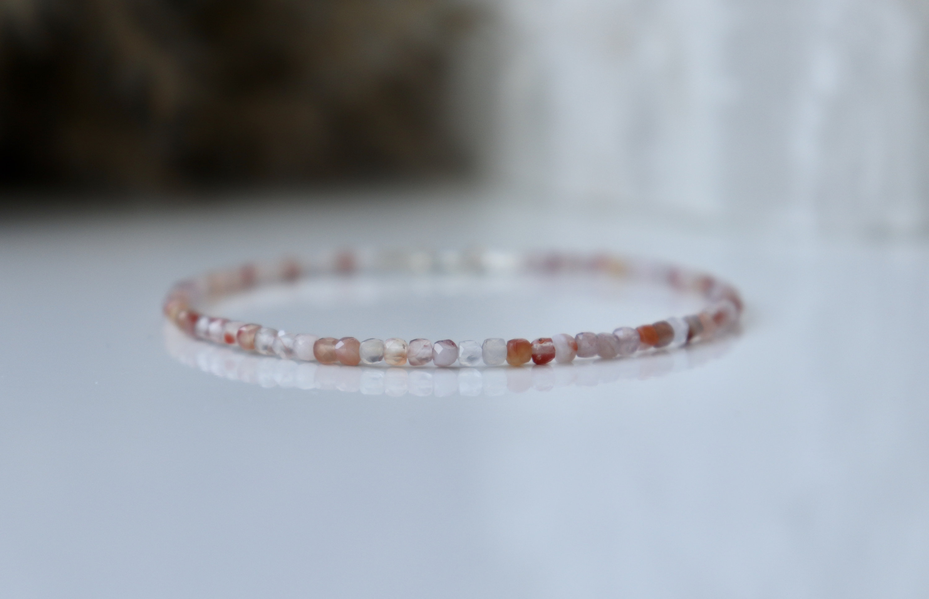 Carnelian crystal bracelet bracelet femme Genuine raw | Etsy