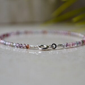 Multi Color Spinel Bracelet Bracelet Femme, Genuine Spinel Bracelet ...