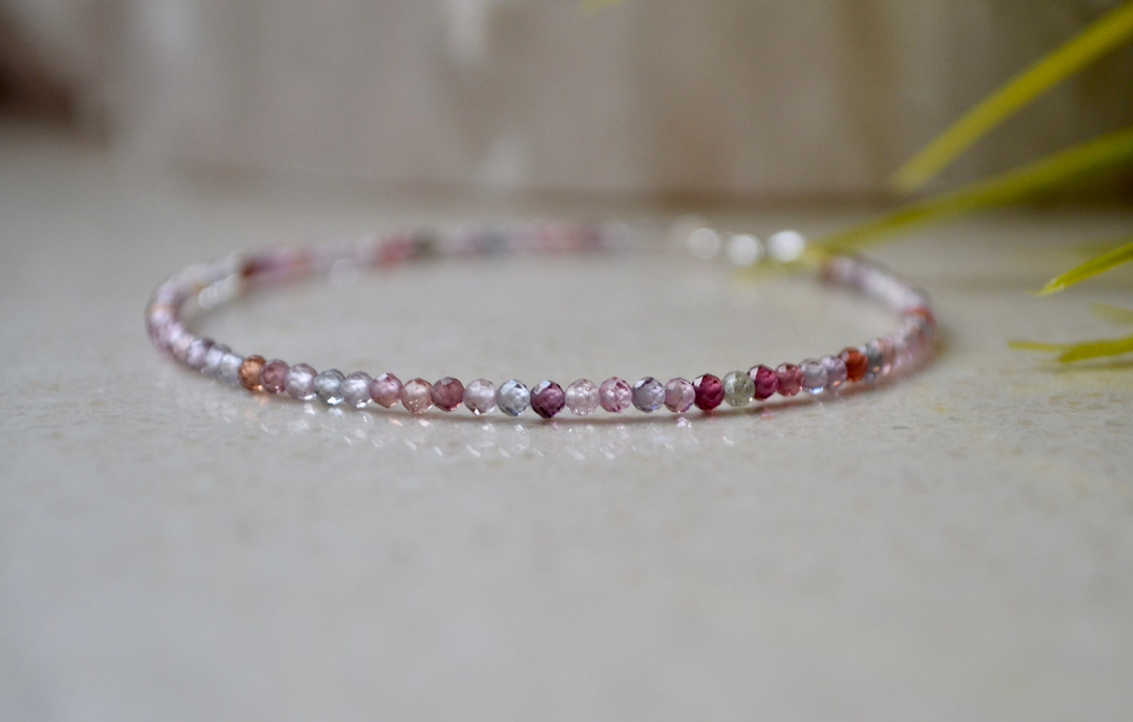 Multi color Spinel bracelet bracelet femme Genuine Spinel | Etsy