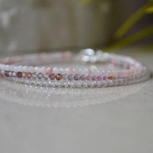 Multi Color Spinel Bracelet Bracelet Femme, Genuine Spinel Bracelet ...