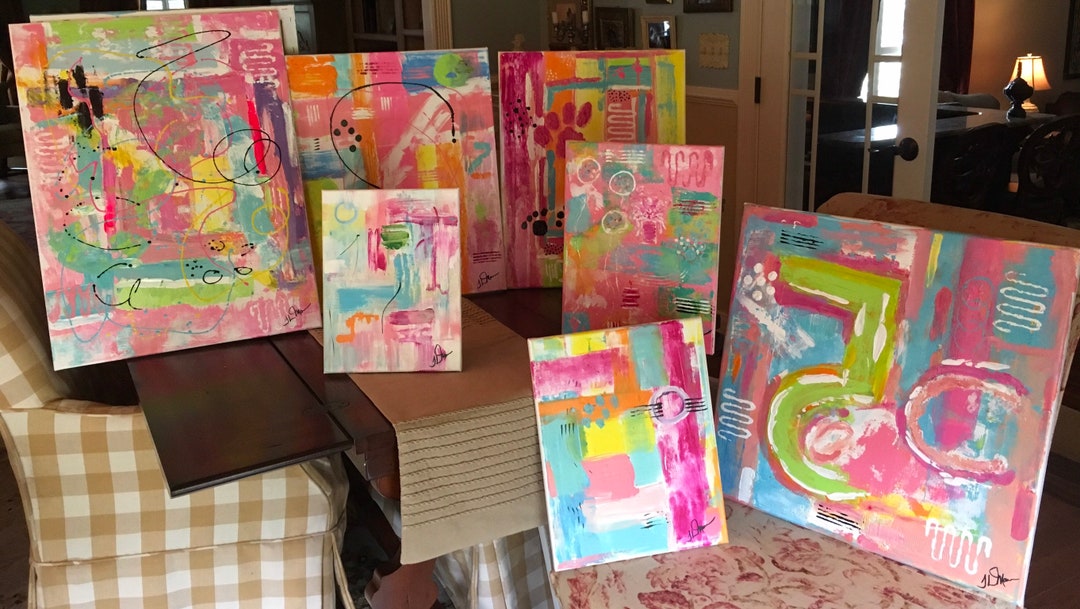 Abstract Painting Collection - Etsy