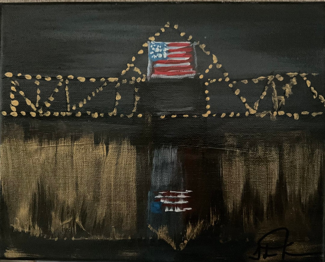 Downtown Rome Ga Bridge at Night - Etsy