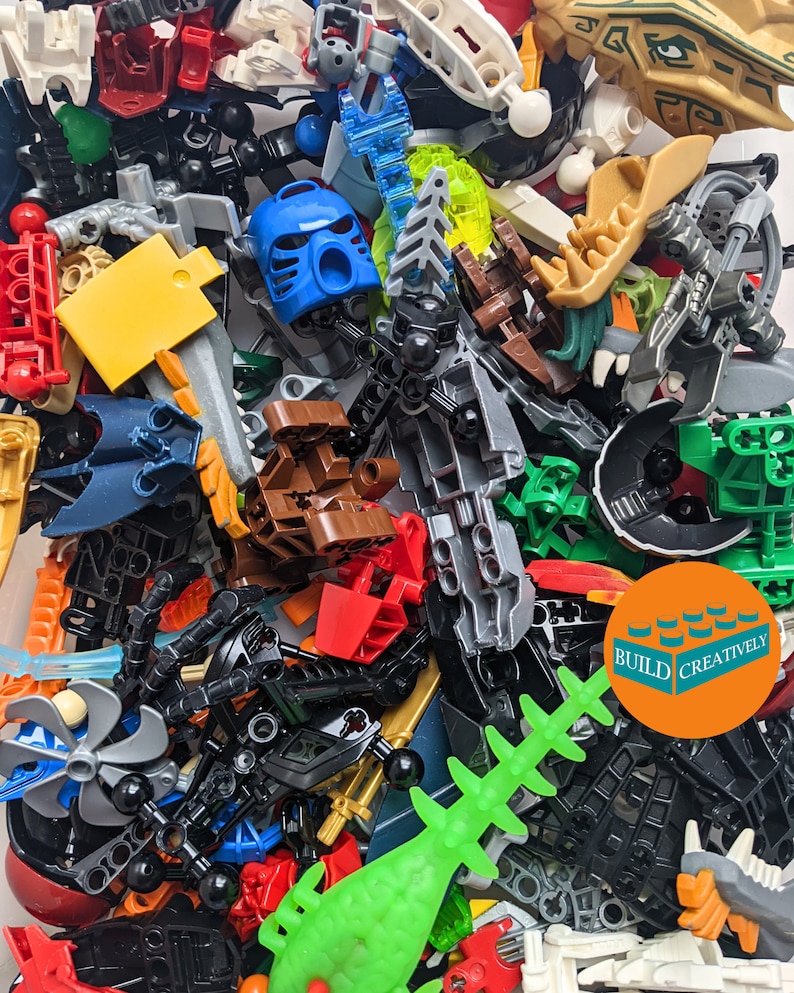 Lego® Bionicle® 1/2 Pound Parts and Pieces Random Assortment, Hero ...