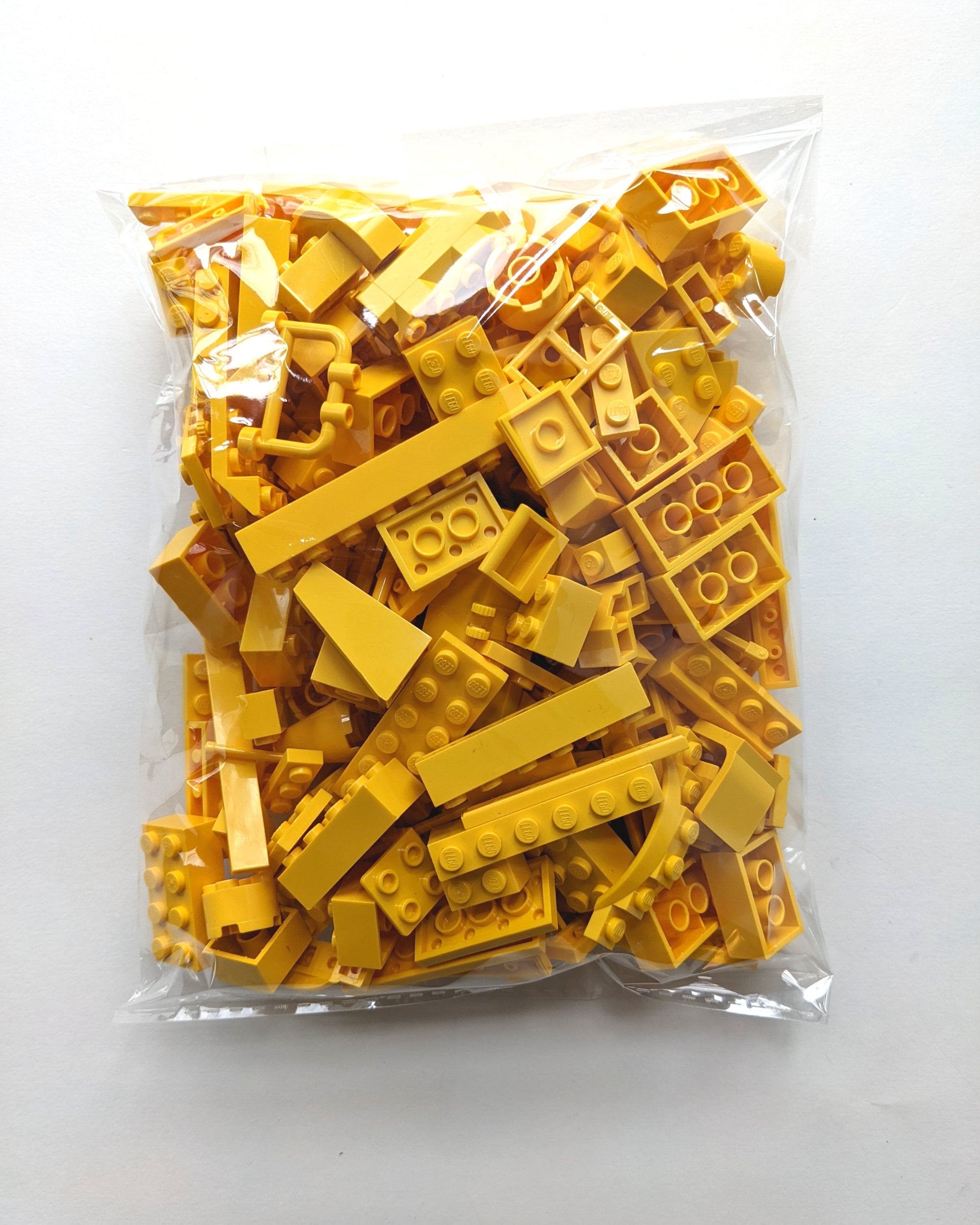 Lego® 1/2 Pound Yellow Brick Mix 8oz Random Assortment Bulk, Blind Bag ...