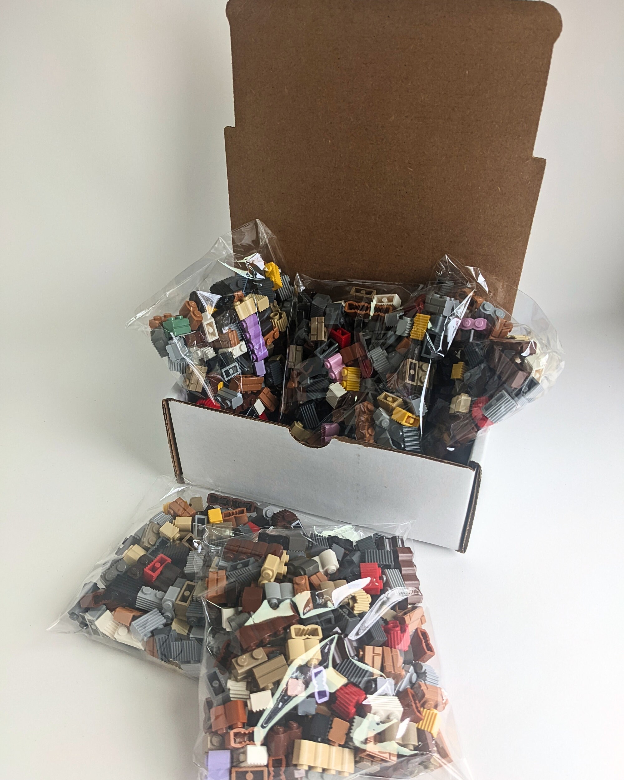 Lego® Ribbed, Textured, Masonry, and Log Pieces Mix Random Assortment ...